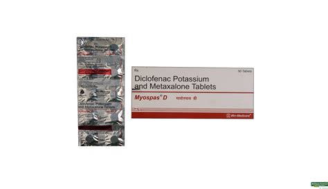 Buy Myospas D 10 Tablets Online At Best Prices Wellness Forever