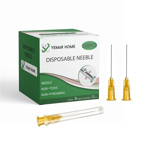Buy （100 Pack）25 Gauge 1inch Needles For Injections Individually