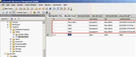 create dynamic rss feed from ms sql server using asp part 1 vb