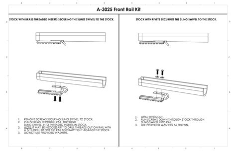 M1a M14 Front Rail Kit Mfr A 3025 Ams Machine Pinehurst Nc