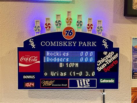 My Raspberry Pi Powered Comiskey Scoreboard Rwhitesox