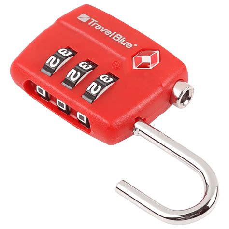 Buy Travel Blue Combination Tsa Lock 38 Red Online Croma