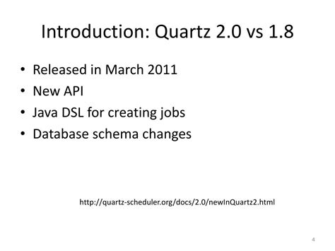 Ppt Exploring Quartz Scheduler Quartz Scheduler Powerpoint Presentation Id6927534