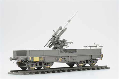 Bt044 German 88mm Gun Flak 36wssys Wagonbordermodel