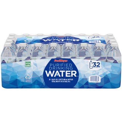 Fred Meyer™ Purified Drinking Water 32 Bottles 16 9 Fl Oz Fred Meyer