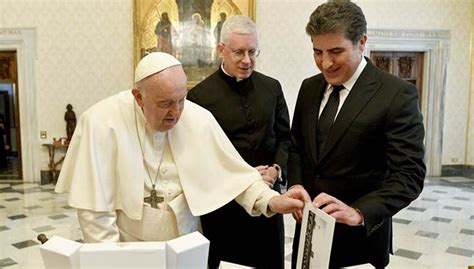 سەرۆکى هەرێم و پاپاى ڤاتیکان کۆبوونەوە