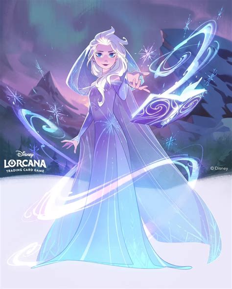 Cool Elsa Illustration For Disney Lorcana By Nicholas Kole Rfrozen