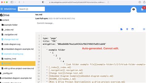 toc edit · issue 326 · mieweb wikigdrive · github