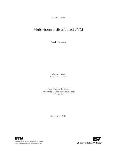 multi homed distributed jvm mathias payer