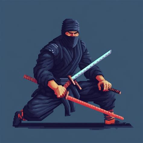 Premium Ai Image A Ninja Catoon Vecotr Logo