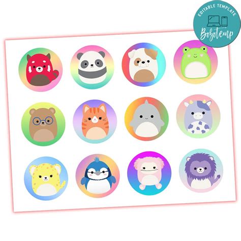 Cupcake Topper Template Printable