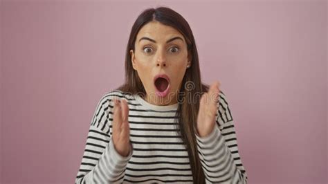 Surprise Wow And Open Mouth Of Black Woman With Hands On Face For News