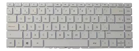 Teclado Para Hp Pavilion 14bw065nr Eaop1009020 Blanco Español