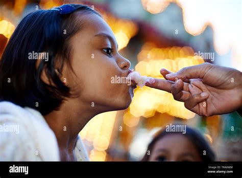 Young Girls Lick Telegraph