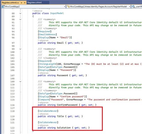 how to send additional model data to a razor page in asp core 6