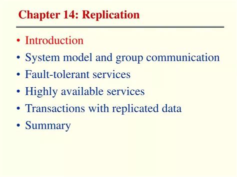 Ppt Introduction System Model And Group Communication Fault Tolerant