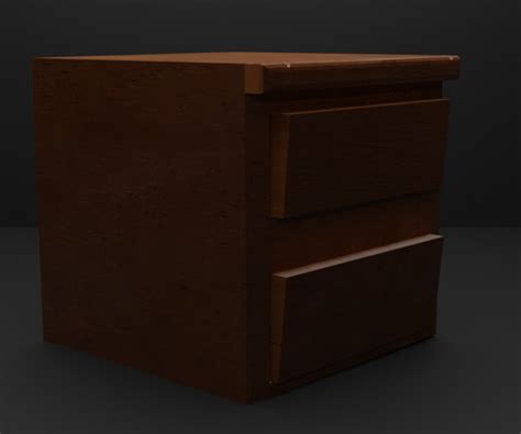 Artstation Bedside Table Game Assets