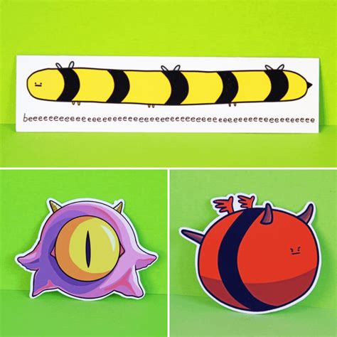 Hey Im Murvyn And Ive Recently Turned My Doodles Into Stickers I Think Theyre Swell Lil Guys