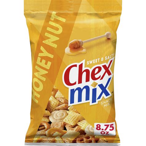 Chex Mix Snack Party Mix 8 75 Oz Honey Nut Sweet And Salty Snack
