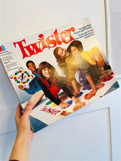 Vintage Twister With Full Size Mat Vintage Board Game Twister Classic