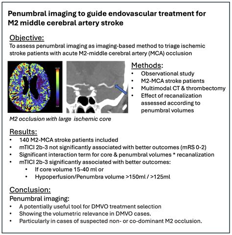 Penumbral Imaging To Guide Endovascular Treatment For M2 Middle