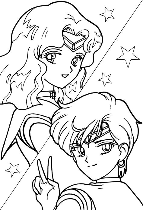 Sailor Uranus Coloring Pages