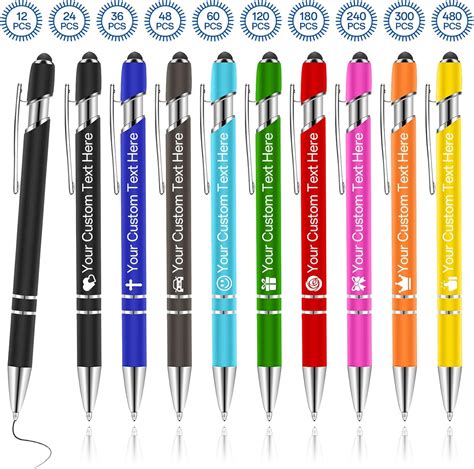 Jonzin 1 To 480 Pcs Personalized Pens Bulk Custom Pen With