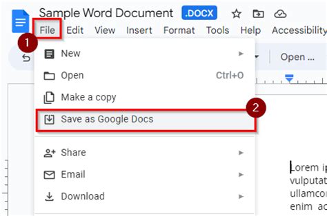 How To Open A Word Document In Google Docs Sheets For Marketers