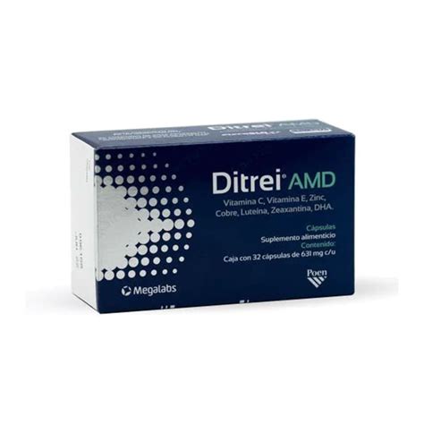 Ditrei Amd 626 Mg Suplemento Alimenticio 32 Cápsulas Farmacia Coyoacán