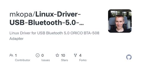 Github Mkopa Linux Driver Usb Bluetooth Orico Bta Linux Driver For Usb Bluetooth