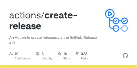Github Actionscreate Release An Action To Create Releases Via The