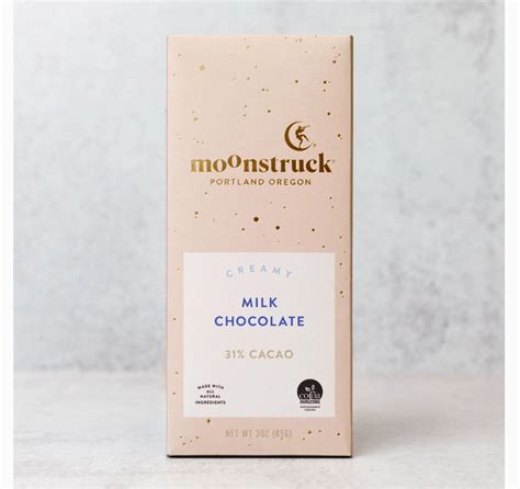 Moonstruck Chocolate Creamy Milk Chocolate 3oz Organic Candy Add