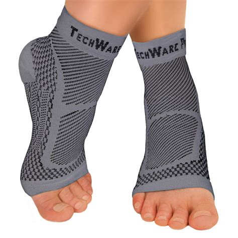Techware Pro Ankle Brace Compression Sleeve Relieves Achilles Tendon