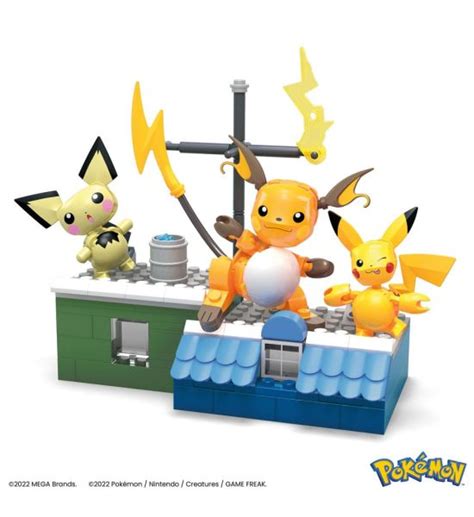 Pokémon Pikachu Evolution Set Mega Construction Set Merchoid