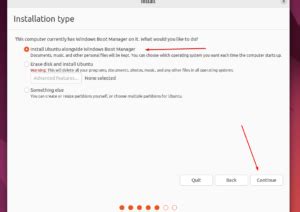 Install Ubuntu Jammy Alongside Windows Dual Boot