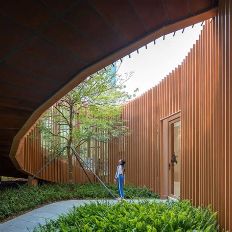 Atelier Xi Creates Angular Library Within Chinese Tea Plantation