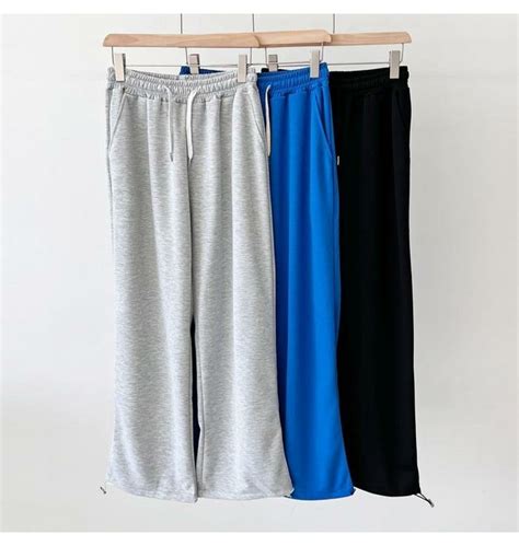 [m7] 남자 트랙수트 드로우코드 넓은 고무줄 팬츠 티몬