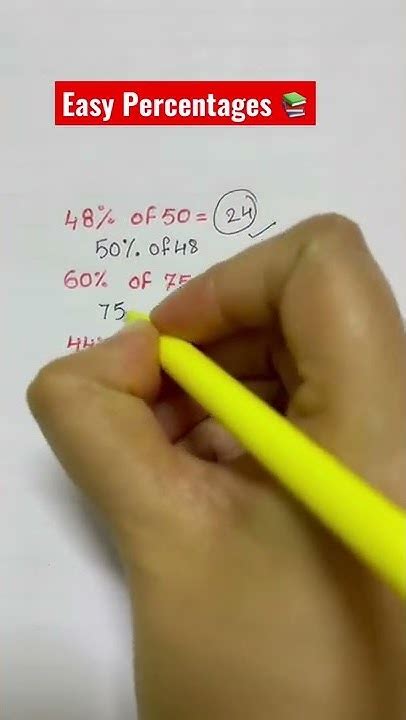Easy Percentages You Were Never Taught At School Math Tutor Shorts