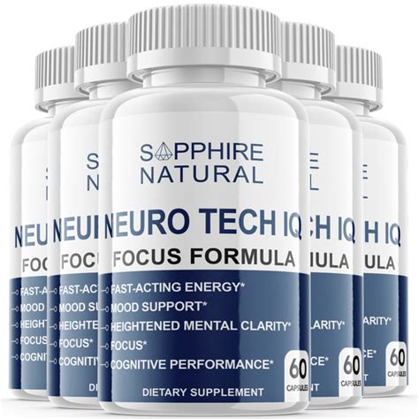 Neuro Tech Iq Brain Supplement Pills 5 Pack 300 Capsules