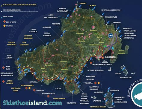 Discover Skiathos The Ultimate Tourist Map And Guide For An