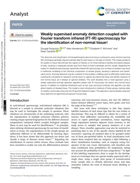 Pdf Weakly Supervised Anomaly Detection Coupled With Fourier