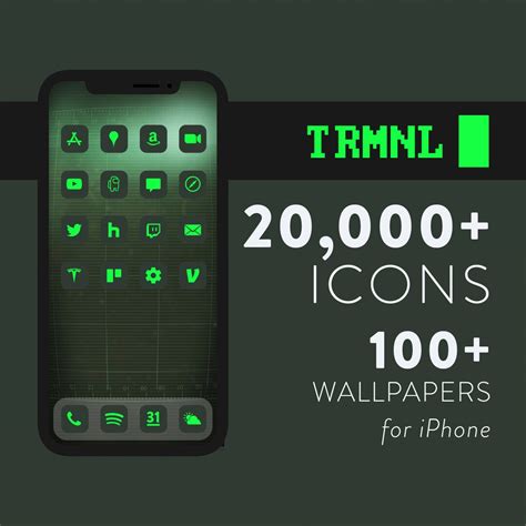 Terminal Ios Icons For Iphone And Ipad Etsy