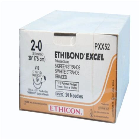 Ethibond Excel Polyester Suture At ₹ 3700box Polyester Sutures In