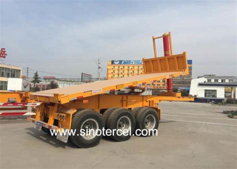 Leaf Spring Tipper Semi Trailer For Carriage Of Dangerous Goods From China Factory