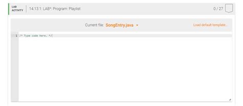 Solved 1413 Lab Program Playlist You Will Be Building A