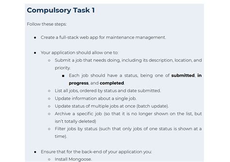 solved compulsory task 1 follow these steps create a