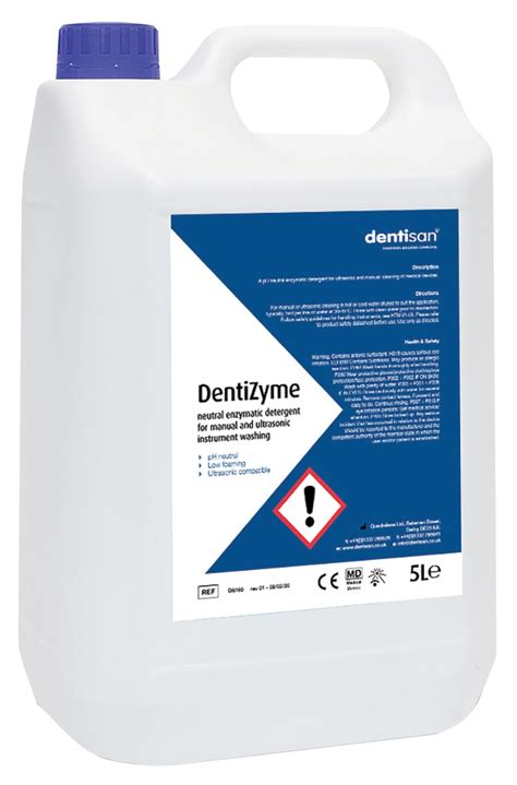 Dentisan Dentizyme Neutral Enzymatic Detergent 5l 1198950 Henry