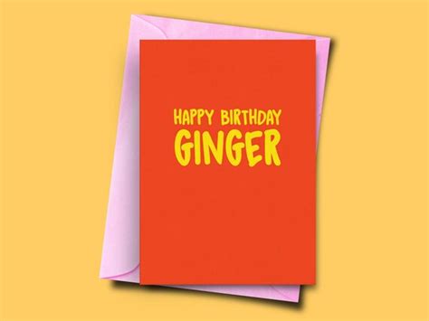 Happy Birthday Ginger Quotes
