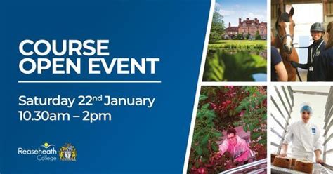 Course Open Event January 2022 Reaseheath College Nantwich En