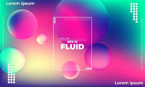 Creative Geometric Wallpaper Trendy Fluid Flow Gradient Shapes